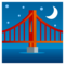🌉 Bridge at Night Emoji