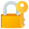 🔐 Closed Lock with Key Emoji