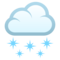 🌨️ Cloud with Snow Emoji
