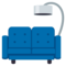 🛋️ Couch and Lamp Emoji