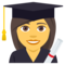 👩‍🎓 Woman Student Emoji