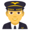 👨‍ ️ Man Pilot Emoji