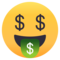 🤑 Money-Mouth Face Emoji