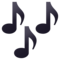 🎶 Multiple Musical Notes Emoji