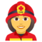 👩‍🚒 Woman Firefighter Emoji