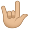 🤟🏼 Love-You Gesture: Medium-Light Skin Tone Emoji