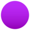 🟣 Large Purple Circle Emoji