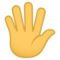🖐️ Raised Hand with Fingers Splayed Emoji