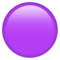 🟣 Large Purple Circle Emoji
