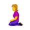🧎‍♀️ Woman Kneeling Emoji