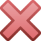 Cross Mark Emoji