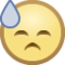 😓 Face with Cold Sweat Emoji