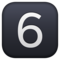 6️⃣ Keycap Digit Six Emoji
