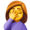 🤦‍♀️ Woman Facepalming Emoji