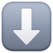 ⬇️ Downwards Black Arrow Emoji