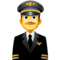 👨‍ ️ Man Pilot Emoji