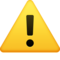 ⚠️ Warning Sign Emoji