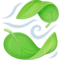 🍃 Leaf Fluttering in Wind Emoji