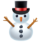 ⛄ Snowman Without Snow Emoji