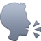 🗣️ Speaking Head in Silhouette Emoji
