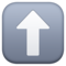 ⬆️ Upwards Black Arrow Emoji