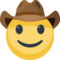🤠 Face with Cowboy Hat Emoji