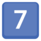 7️⃣ Keycap Digit Seven Emoji