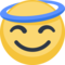 😇 Smiling Face with Halo Emoji