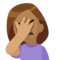 🤦🏽‍♀️ Woman Facepalming: Medium Skin Tone Emoji
