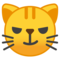😼 Cat Face with Wry Smile Emoji