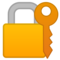 🔐 Closed Lock with Key Emoji