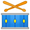 🥁 Drum with Drumsticks Emoji
