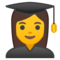 👩‍🎓 Woman Student Emoji