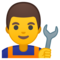 👨‍🔧 Man Mechanic Emoji