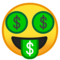🤑 Money-Mouth Face Emoji