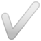 White Heavy Check Mark Emoji