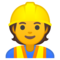 👷 Construction Worker Emoji