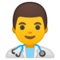 👨‍⚕️ Man Health Worker Emoji