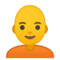 🧑‍🦲 Person: Bald Emoji