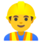 👷‍♂️ Man Construction Worker Emoji