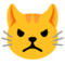 😾 Pouting Cat Face Emoji