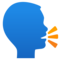 🗣️ Speaking Head in Silhouette Emoji