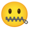 🤐 Zipper-Mouth Face Emoji