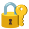 🔐 Closed Lock with Key Emoji