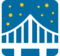 🌉 Bridge at Night Emoji