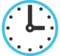 🕒 Clock Face Three O’Clock Emoji