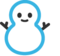 ⛄ Snowman Without Snow Emoji