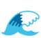 🌊 Water Wave Emoji