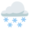 🌨️ Cloud with Snow Emoji
