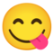 😋 Face Savouring Delicious Food Emoji